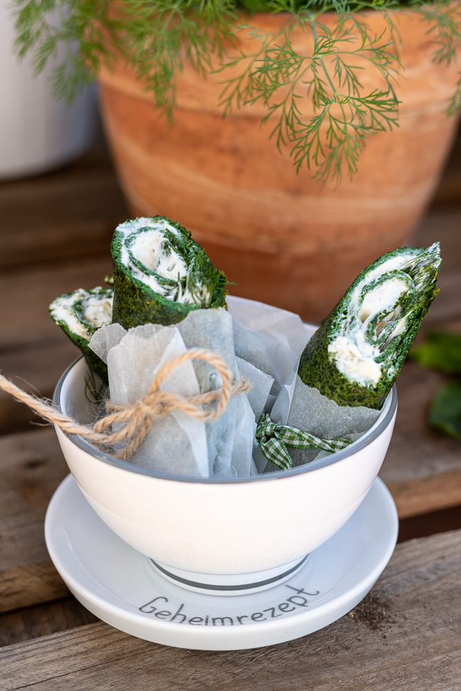 Low carb Spinat Wrap - perfekt für unterwegs | Rezept | Koch mit Herz