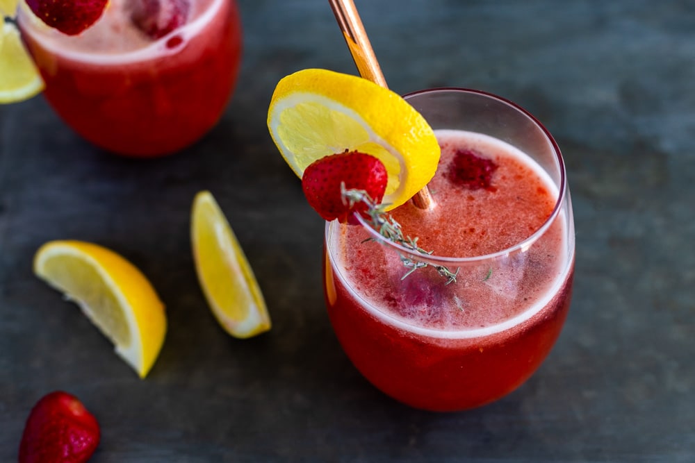 Zuckerfreie Erdbeer-Limonade - Erfrischender Genuss ohne Zucker