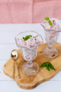 Schnelle Erdbeer Creme (zuckerfrei, glutenfrei, low carb)